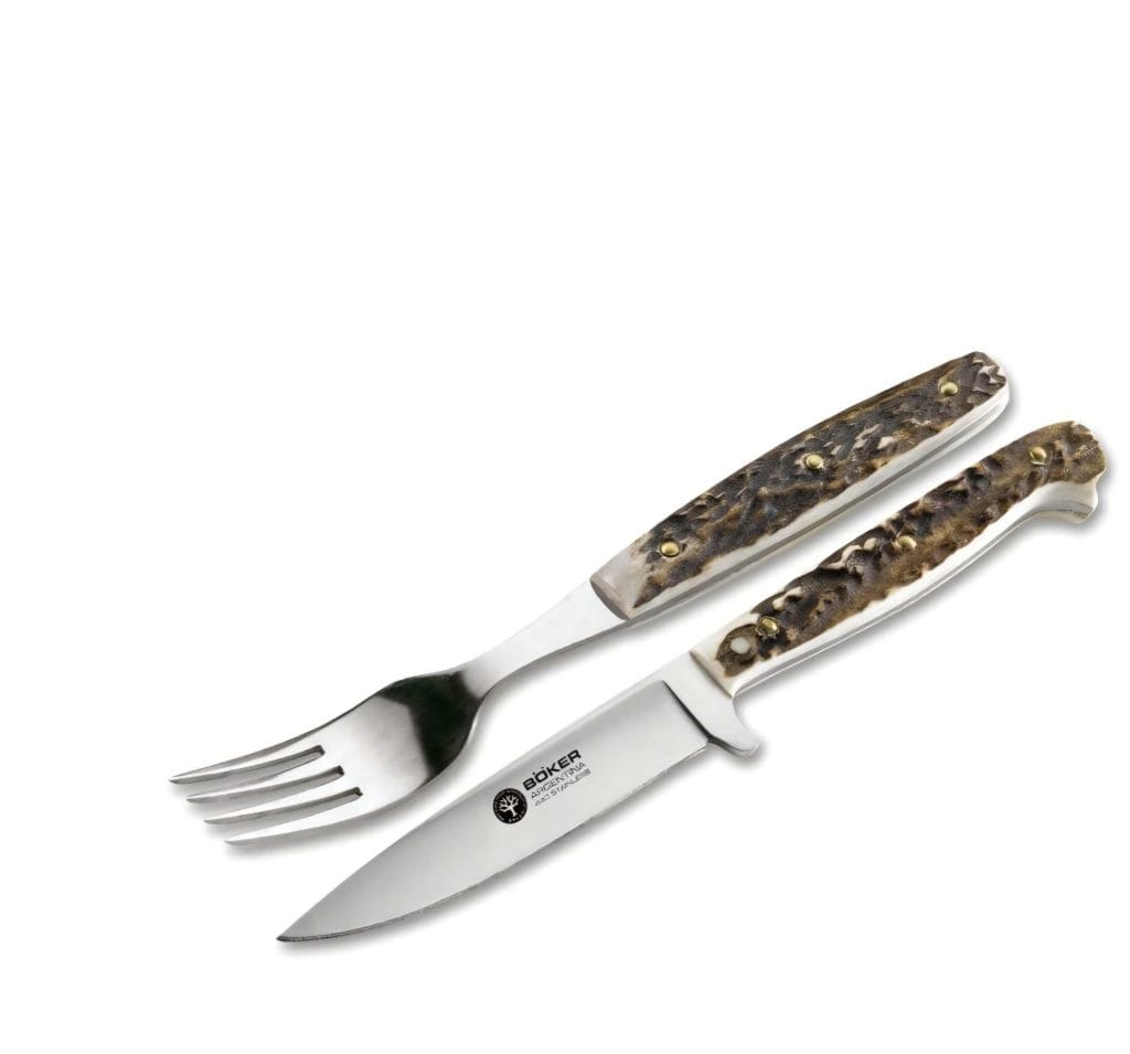 Böker | Böker Arbolito Knife & Fork Set – - Riley's Tools