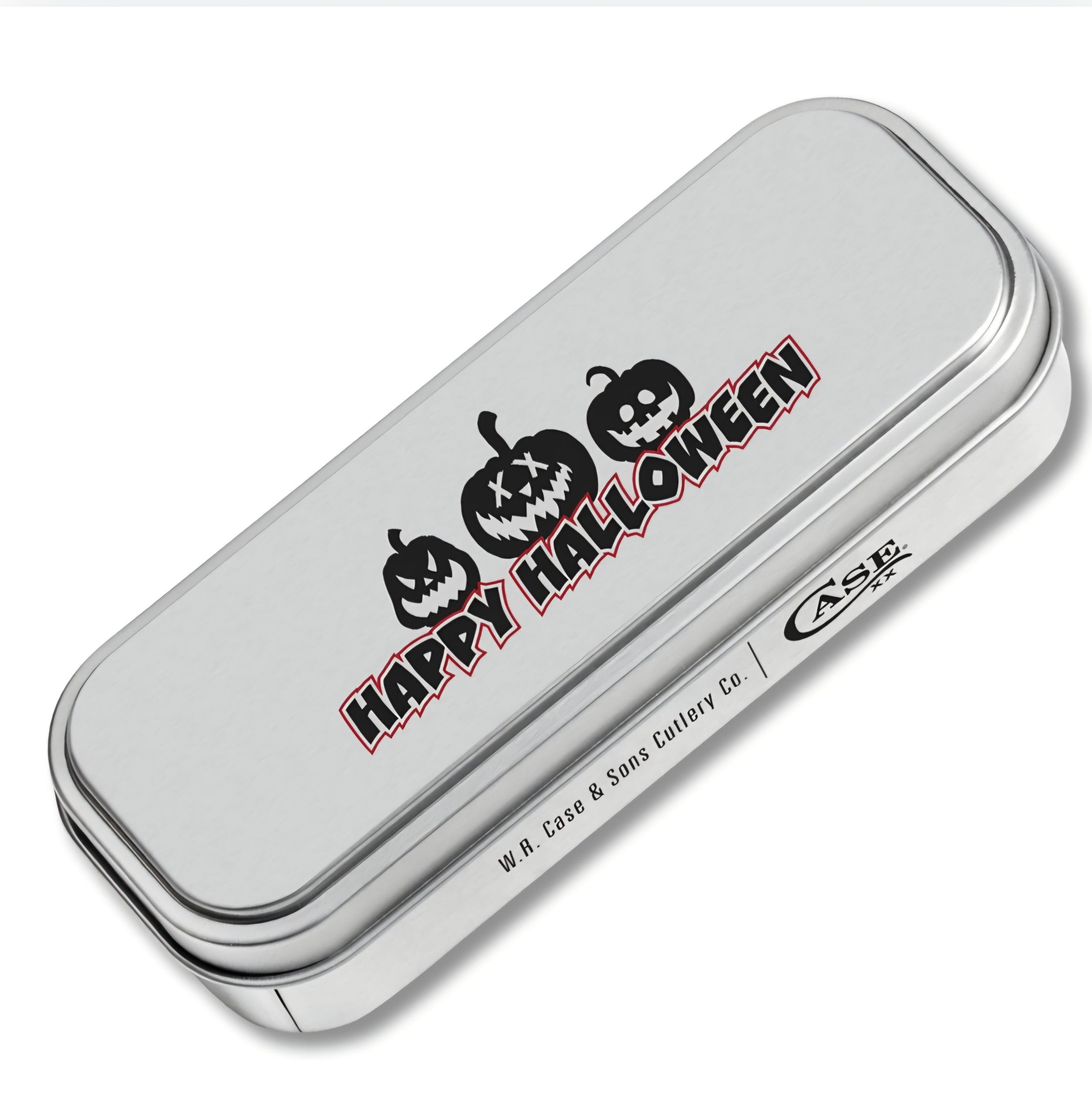 Case XX Halloween 2025 Smooth White Synthetic CopperLock Folding Knife ...