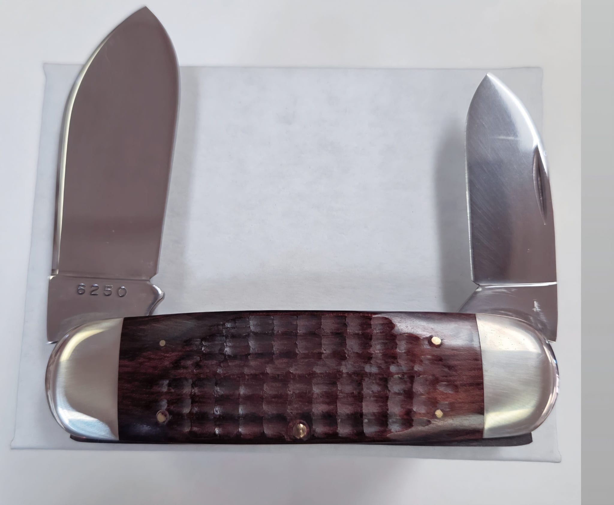 Case XX USA 1965–69 Pakkawood Handle Elephant Toe Pocket Knife 6250 ...